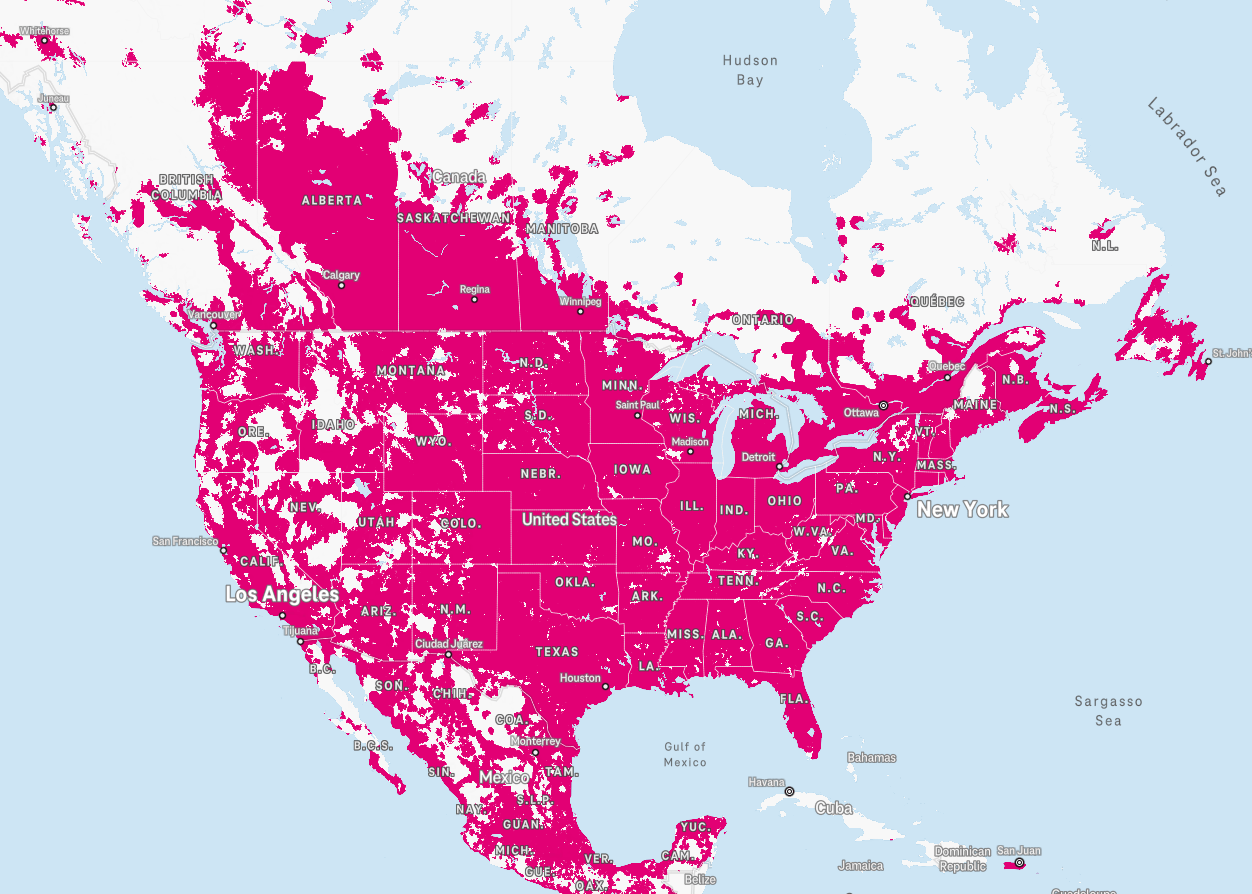 T-Mobile USA eSIM Unlimited für USA, Kanada und Mexiko